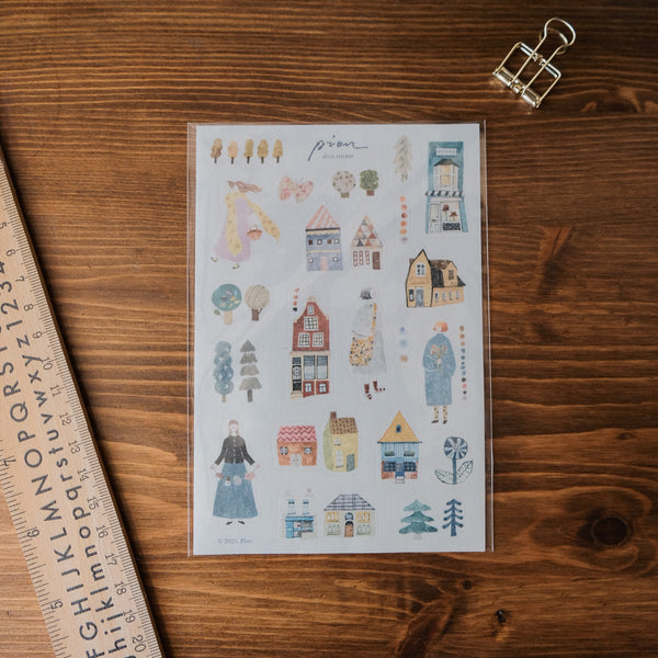 Pion Sticker Sheet - Walk - Paper Plus Cloth