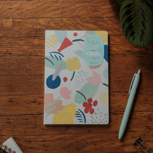 Midori Yuru Log B6 Notebook - Motif Textile - Paper Plus Cloth