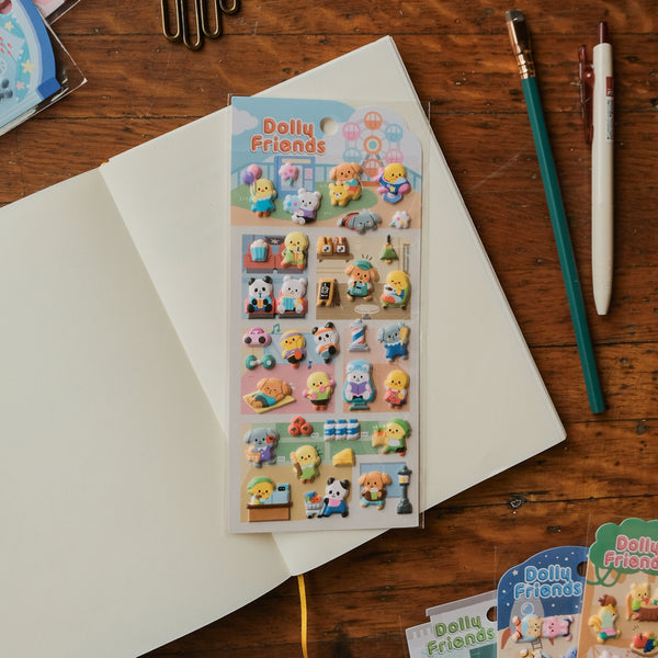 Mind Wave Dolly Friends Sticker Sheet - Leisure 82550 - Paper Plus Cloth