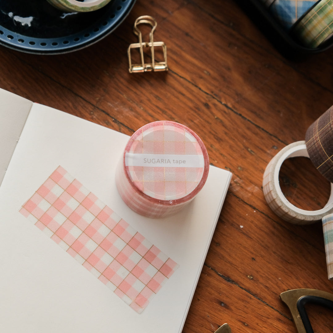 Mind Wave Sugaria 30mm Clear Tape - 95545 Gingham Check 1 - Paper Plus ...