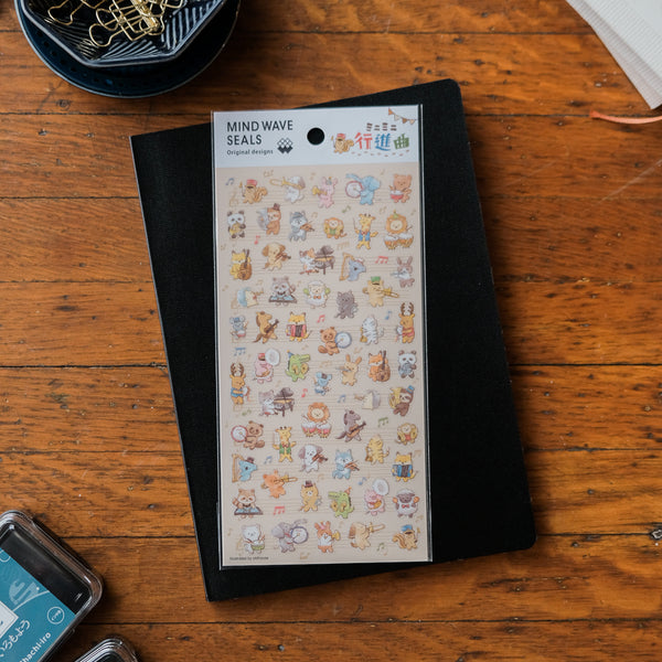 Mind Wave Seals Sticker Sheet - Mini Mini March 82368 - Paper Plus Cloth