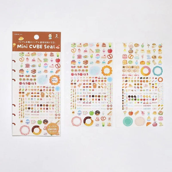 BGM Mini Cube Sticker - Bite-Sized Sweets BS-MC005 - Paper Plus Cloth