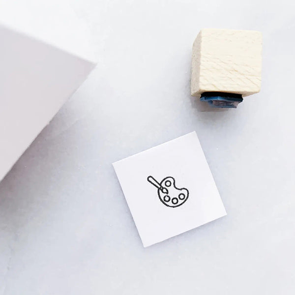Papergram Icon Rubber Stamp - Painting / Art - Paper Plus Cloth