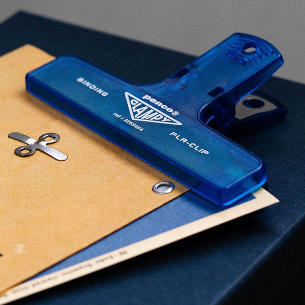Penco Clampy Clip - Clear Blue - Paper Plus Cloth