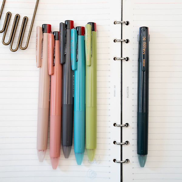 Sarasa 3C Multi Pen 0.5 - Forest Green - Paper Plus Cloth