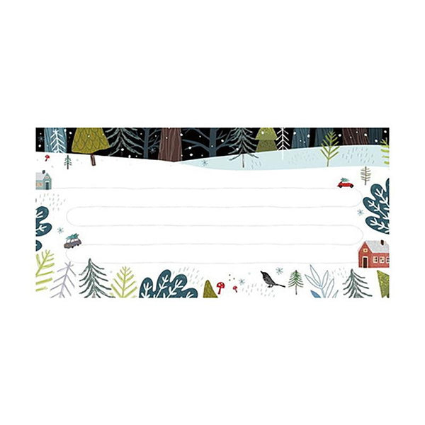 Frontia One-Stroke Letter Pad - Winter Silver World - Paper Plus Cloth