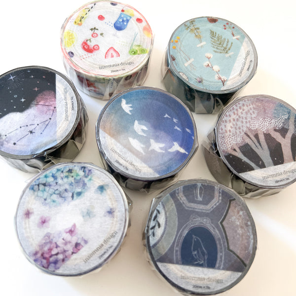 Insomnia Washi Tape - Fragrant Forest - Paper Plus Cloth