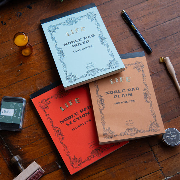 LIFE Noble Note Pad - A5 Graph - Paper Plus Cloth