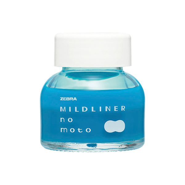 Mildliner No Moto Mildliner INK 10ml Bottle - Mild Blue - Paper Plus Cloth