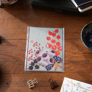 Midori Autum Postcard - Autumn Wreath 001 - Paper Plus Cloth