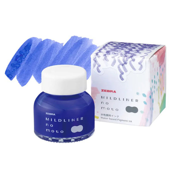 Mildliner No Moto Mildliner INK 10ml Bottle - Mild Dark Blue - Paper ...