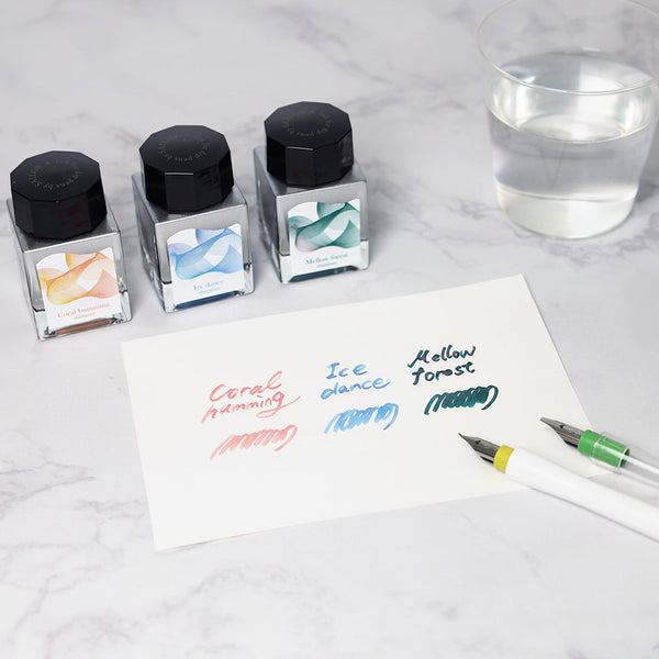 Sailor Dipton Dip Pen Shimmer INK ONLY - Ice Dance - Paper Plus Cloth