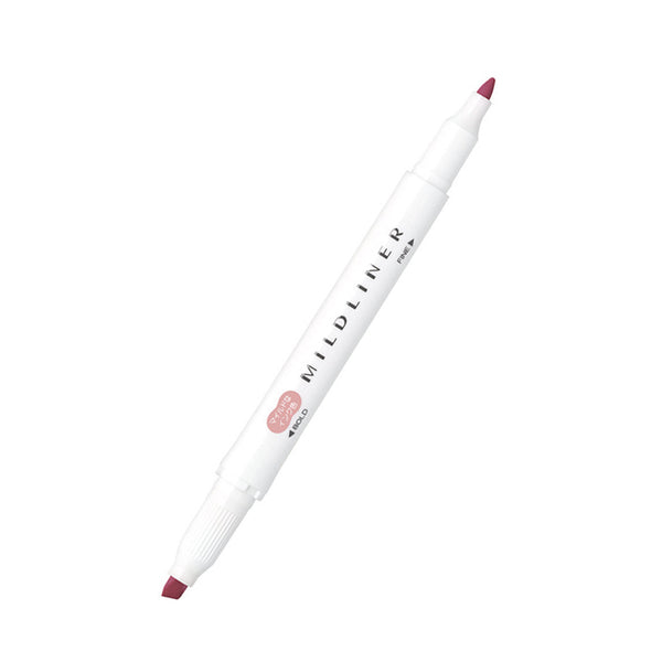 Mildliner Double Ended Highlighter Marker - Smoke Red - Paper Plus Cloth