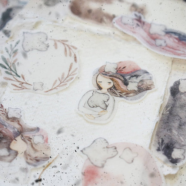 Black Milk Project Sticker Flakes - Bird II - Paper Plus Cloth