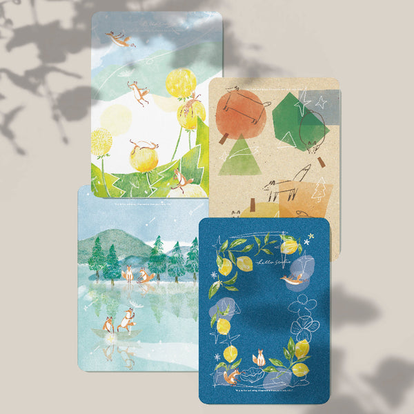 Hello Studio Postcards – Picture Book (Set of 4) - Paper Plus Cloth