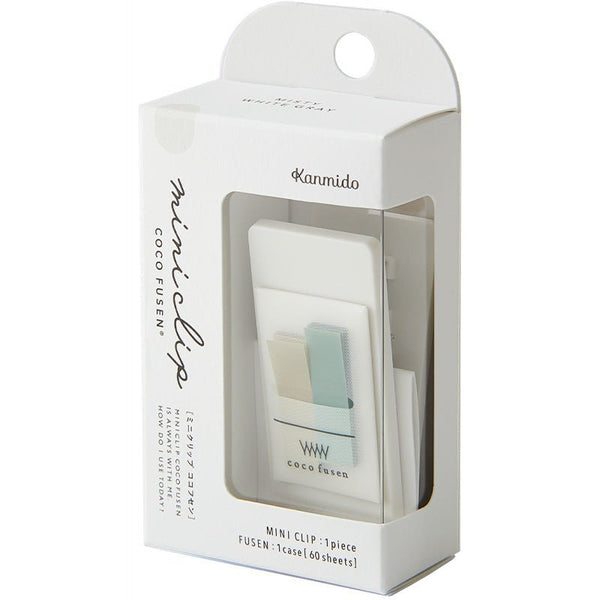 Kanmido Mini Clip Kokofsen - Misty White Gray - Paper Plus Cloth