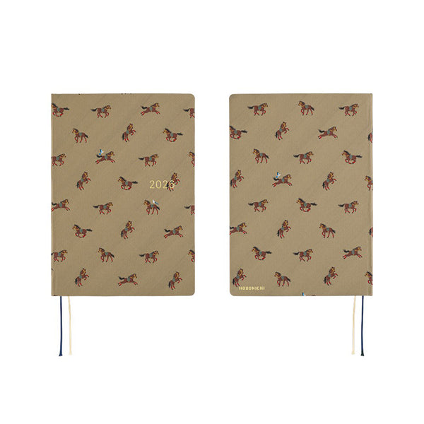 PRE ORDER (2ND SHIPMENT): 2026 Hobonichi A5 HON: Bow & Tie - Galloping ...