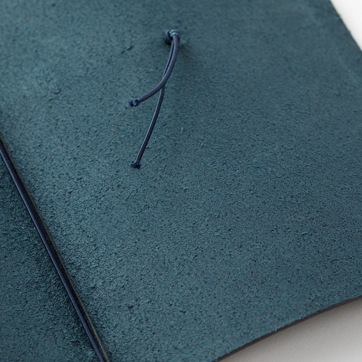 Traveler's Notebook Blue - Regular Size - Leather Journal Notebook Kit ...