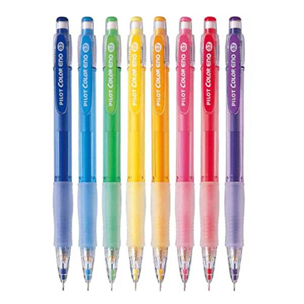Pilot Color Eno - Colored 0.7 Lead Mechanical Pencils - Paper Plus Cloth