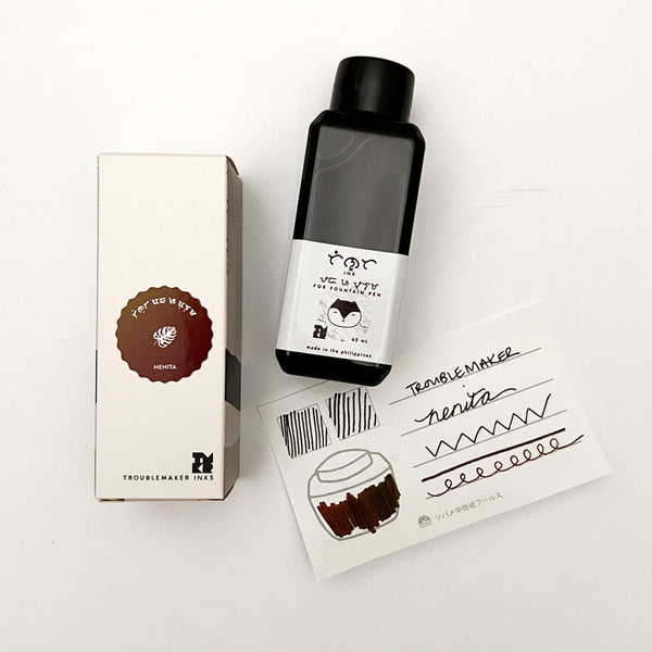 Troublemaker Sheening Fountain Pen Ink 60ml Bottle - Nenita - Paper ...