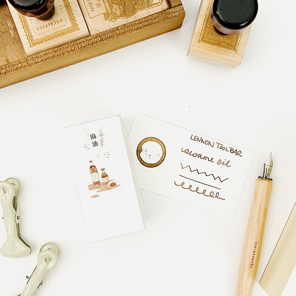 Lennon Tool Bar Fountain Pen Ink 30ml Bottle - Sesame Oil - Paper Plus ...