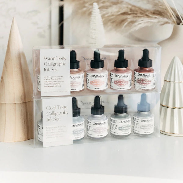 Written Word Calligraphy x Dr. Ph Martins Dip Pen Inks - Cool Tones ...