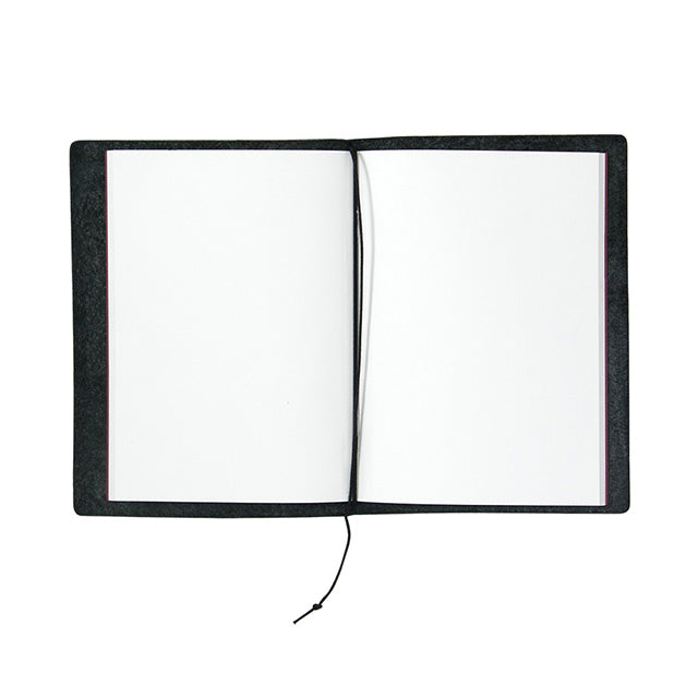 Traveler's Notebook Black - Passport Size - Leather Journal Notebook K ...